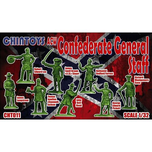 CHINTOYS 011 American Civil War Confederate General Staff