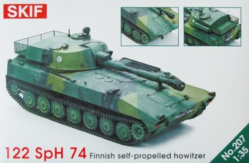 Skif 207 Finish Self-propelled howitzer SpH 74 (122mm)