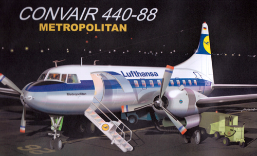 Mach2 GP054 Convair 440 Lufthansa