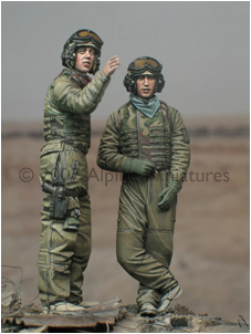 Alpine Miniatures 35025 OIF US Tank Crew Set (2 figs)