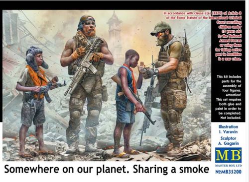 Master Box 35200 Somewhere on our planet.Shaning s smoke