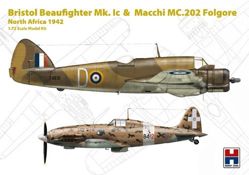 Hobby 2000 72005 Bristol Beaufighter Mk. Ic & Macchi MC.202 Folgore North Africa 1942