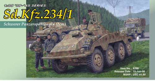 Dragon 6298 Sd.Kfz.234/1 Schwerer Panzerspahwagen (2cm)