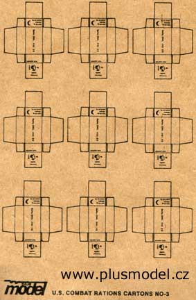 Plus Model 011 U.S. Combat Cartons
