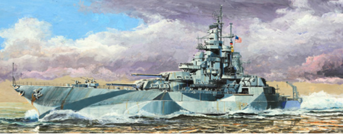 Trumpeter 05772 USS West Virginia BB-48 1945