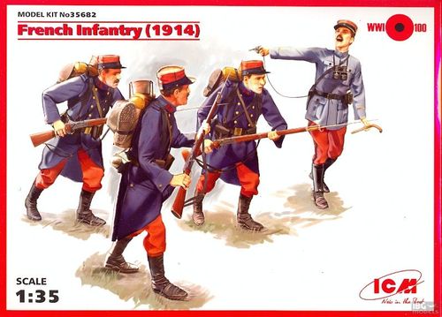 ICM 35682 French Infantry 1914