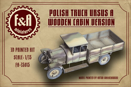 F&A Miniatures 35015 Polish Truck Ursus A Wooden Cabin Version