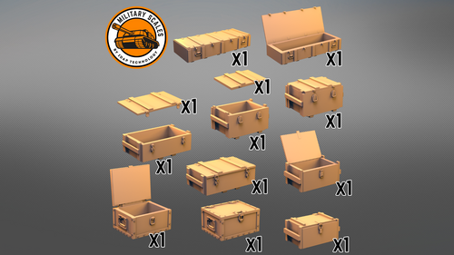 IDAP Technology PMI0387B World War II Military Boxes Set