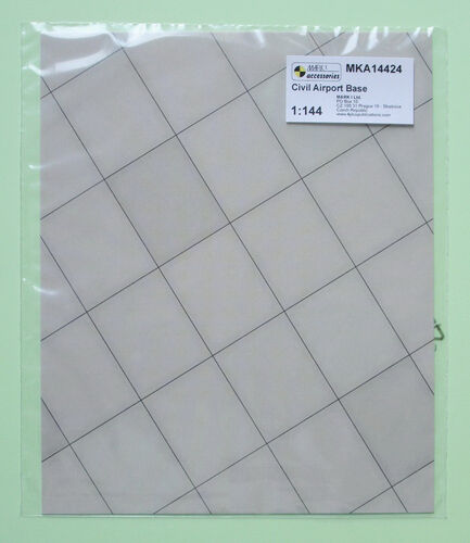 Mark I Models A14424 Civil Airport Base - Rectangular Concrete Panels (1 piece)
