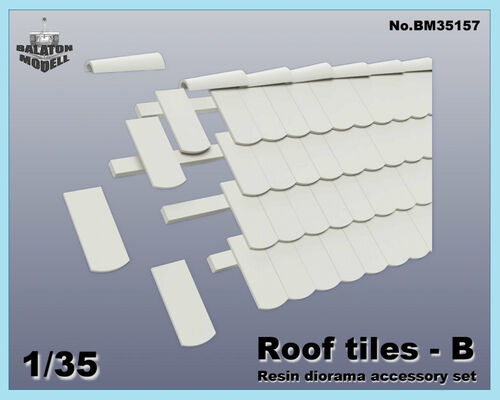 Balaton Modell BM35157 Roof Tiles, Type-B (200 Plus 50pcs)