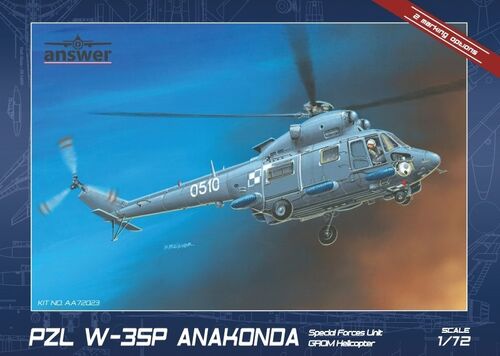 Answer AA72023 PZL W-3SP Anakonda Special Forces Unit GROM Helicopter