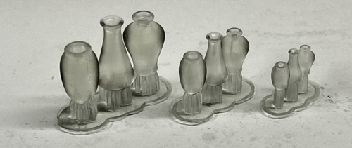 EMP3D 35090214 Wazony - przeźroczyste - 3 rodzaje - 3 sztuki
