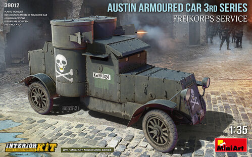 MiniArt 39012 Austin Armoured Car 3rd Series: Freikorps Service INTERIOR KIT