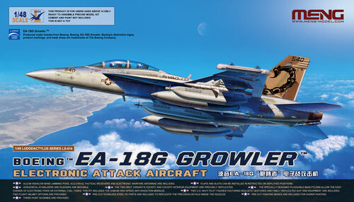 Meng Model LS014 Boeing EA-18G Growler Electronic Attack Aircraft