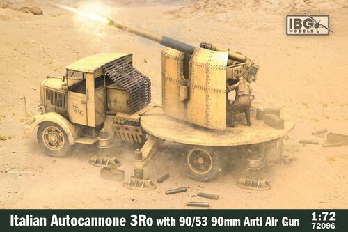 IBG 72096 Italian Autocannone 3Ro with 90/53 90mm Anti Air Gun