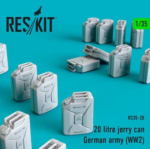 DISCONTINUED RES/KIT 35-0020 20 litre jerry can - German army WW2