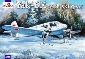 A-Model 72181 Yakovlev Yak-6M with Ski Gear (in camouflage)