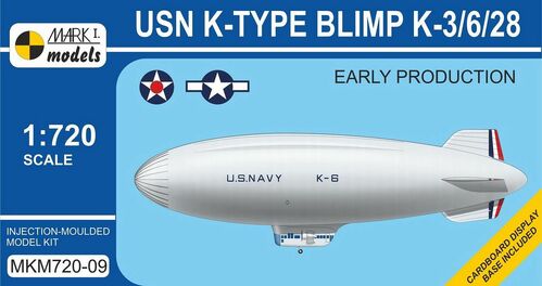 Mark I Models 720-09 USN K-Type Blimp K-3/6/28