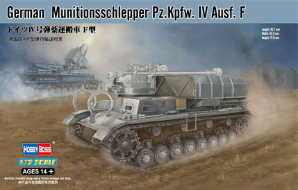 Hobby Boss 82908 German Munitionsschlepper Pz.Kpfw. IV Ausf. F