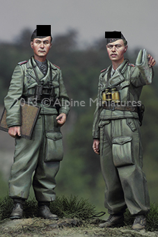 Alpine Miniatures 35150 Otto Carius & NCO Set (2 figs)