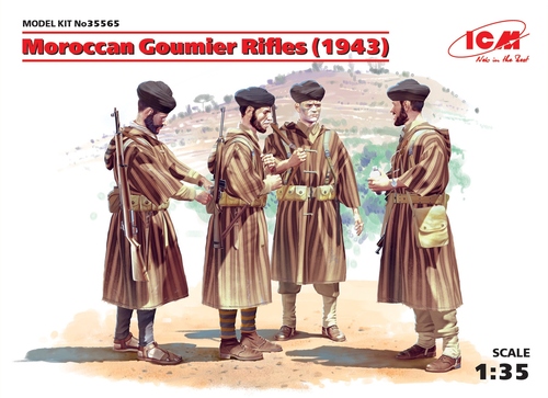 ICM 35565 Moroccan Goumier Rifles (1943) (4 figures)