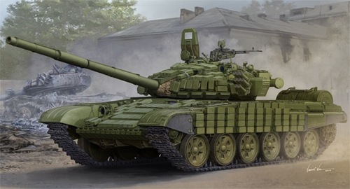 Trumpeter 05599 Russian T-72B/B1 MBT (w/kontakt-1 reactive armor)