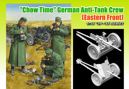 Dragon 6697 "Chow Time" German Anti-Tank Gun Crew (Eastern Front)