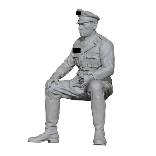 SOLMODEL MM540 German WWII Generalfeldmarschall Erwin Rommel (3D-Printed)