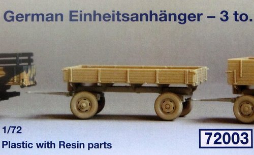 Schatton 72003 German Einheitshanger - 3 ton standard trailer