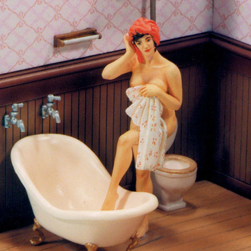 SOLMODEL MM136 Bathing Girl and Bath Room