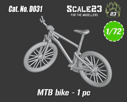 Scale23 72-D031 MTB bike - 1 pc