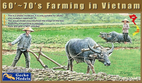 Gecko Models 35GM0107 60'-70's Farming In Vietnam