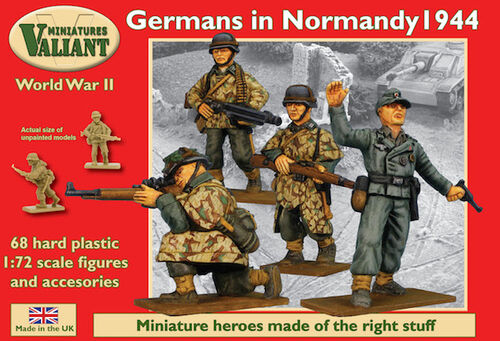 Valiant Miniatures 0004 German WWII Infantry Normandy 1944 - 68 figures