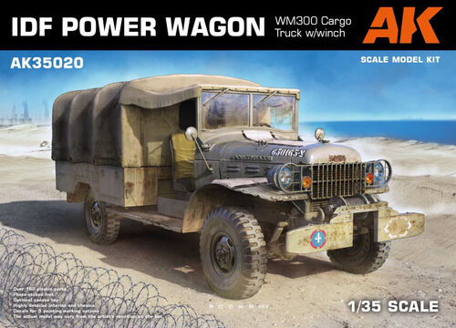 AK-Interactive 35020 IDF Power Wagon - WM300 Cargo Truck With Winch
