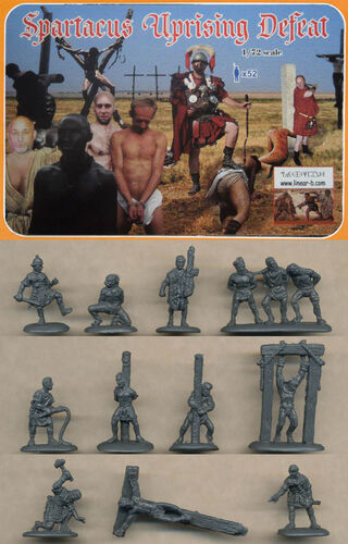 Linear-A 006 Spartacus Uprising Defeat (52 figures in 12 poses & accessories)