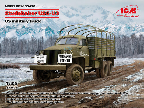 ICM 35490 Studebaker US6-U3, US Military Truck
