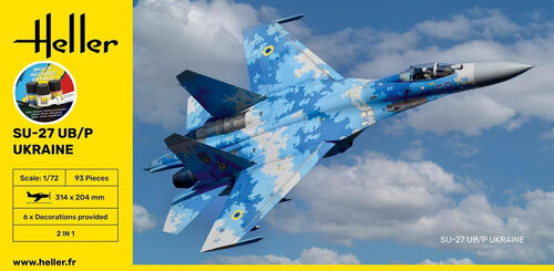 Heller 56371 SU-27 UB/P Ukraine - Starter Kit