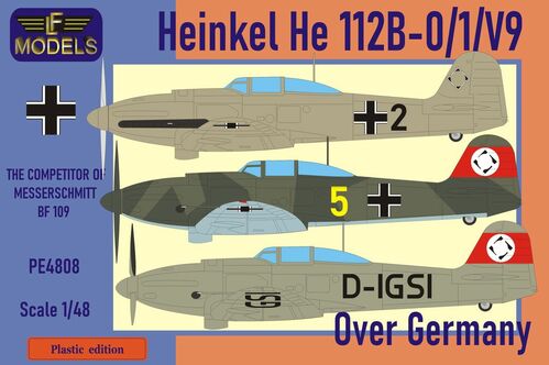 LF Models PE4808 Heinkel He 112B-0/ 1/ V9 over Germany