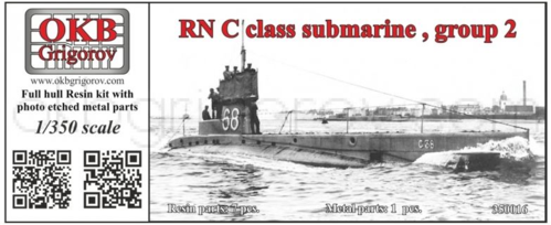 OKB Grigorov N350016 RN C class submarine , group 2