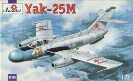 A-Model 72143 Yakovlev Yak-25 Soviet Jet Fighter (NATO Code Flashlight-A / Mandrake