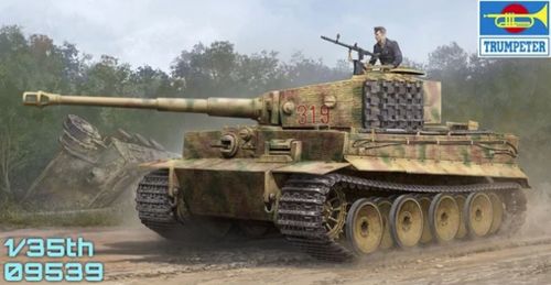 Trumpeter 09539 Pz.Kpfw.VI Ausf.E Sd.Kfz.181 Tiger I (Medium Production) w/ Zimmerit