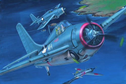 Trumpeter 02225 Grumman F4F-3 'Wildcat' - Late