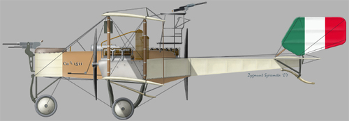 Choroszy Modelbud C20 Caproni Ca.3 with 37 mm gun