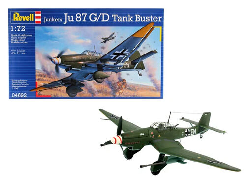 Revell 74692 Junkers Ju-87 G/D Tank Buster - Starter Kit