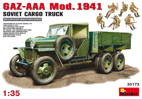 MiniArt 35173 GAZ-AAA Mod. 1941 Soviet Cargo Truck