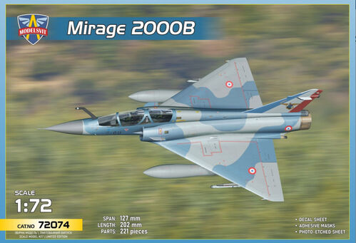 Modelsvit 72074 Dassault Mirage 2000 B