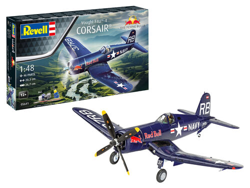 Revell 05641 Vought F4U-4 Corsair - Flying Bulls 25th Anniversary Gift Set