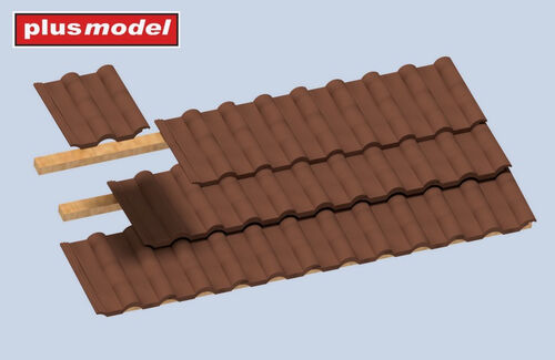 Plus Model 566 Roof Tiles Corrugated (84pcs)