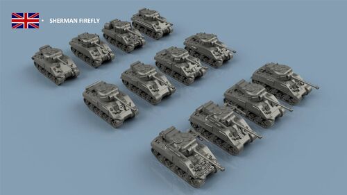 L'Arsenal 2.0 3D700393 Sherman Firefly - 3D printing (10 pcs)