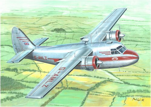 Valom 72167 Percival P.50 Prince (G-AMLZ)
